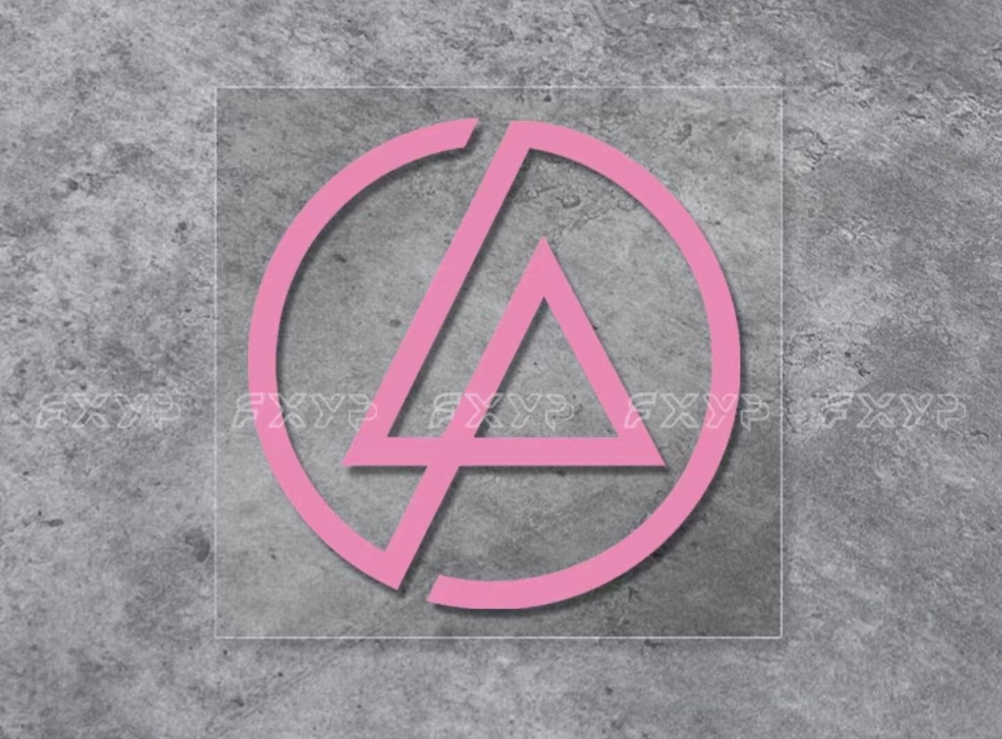 Наклейки стикеры милые Linkin Park LOGO Светоотражающие наклейки