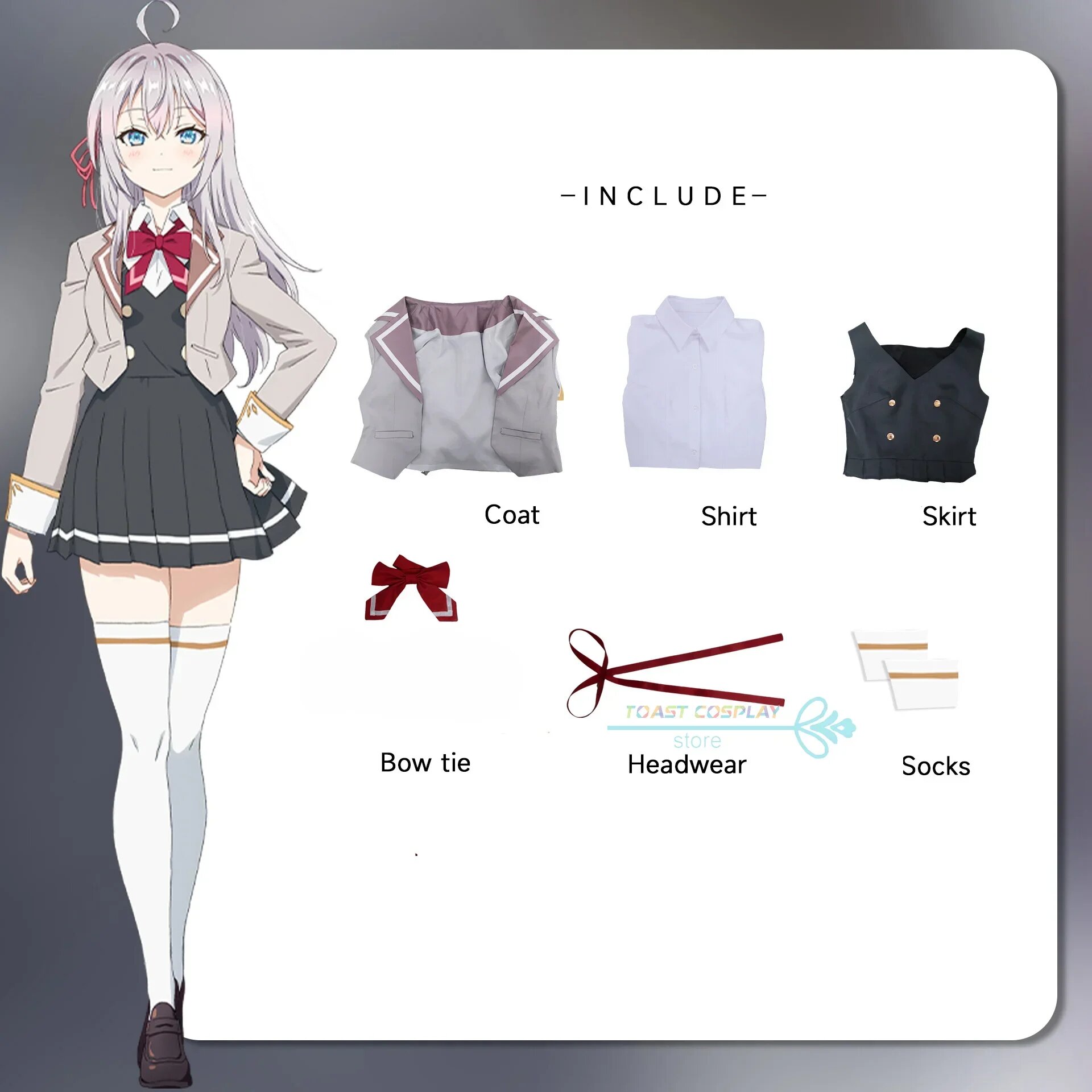 Косплей костюм Алия Алиса Михайловина Kujou XXL