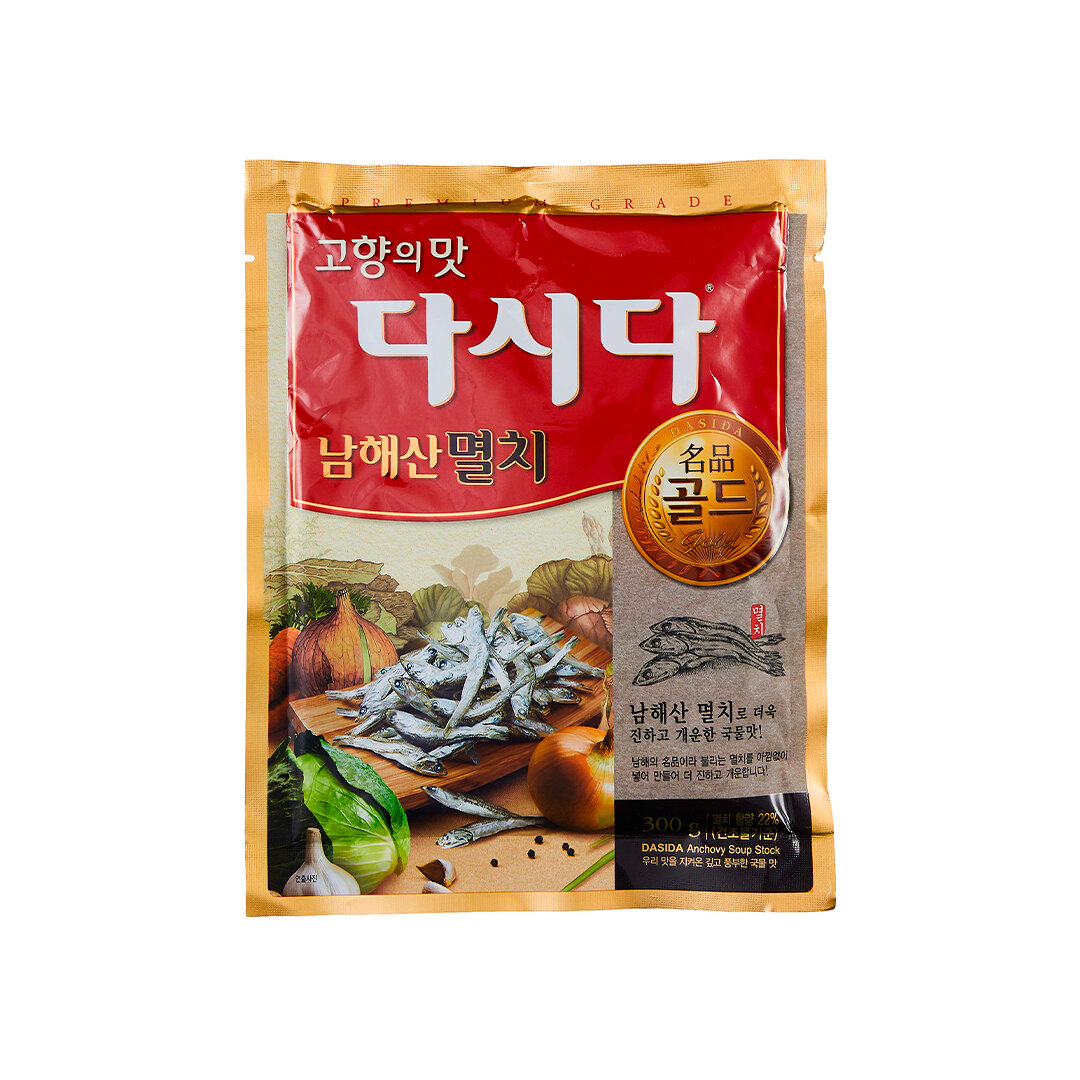 Приправа CJ Дашида со вкусом анчоусов для супов и блюд 300 г, Южная Корея