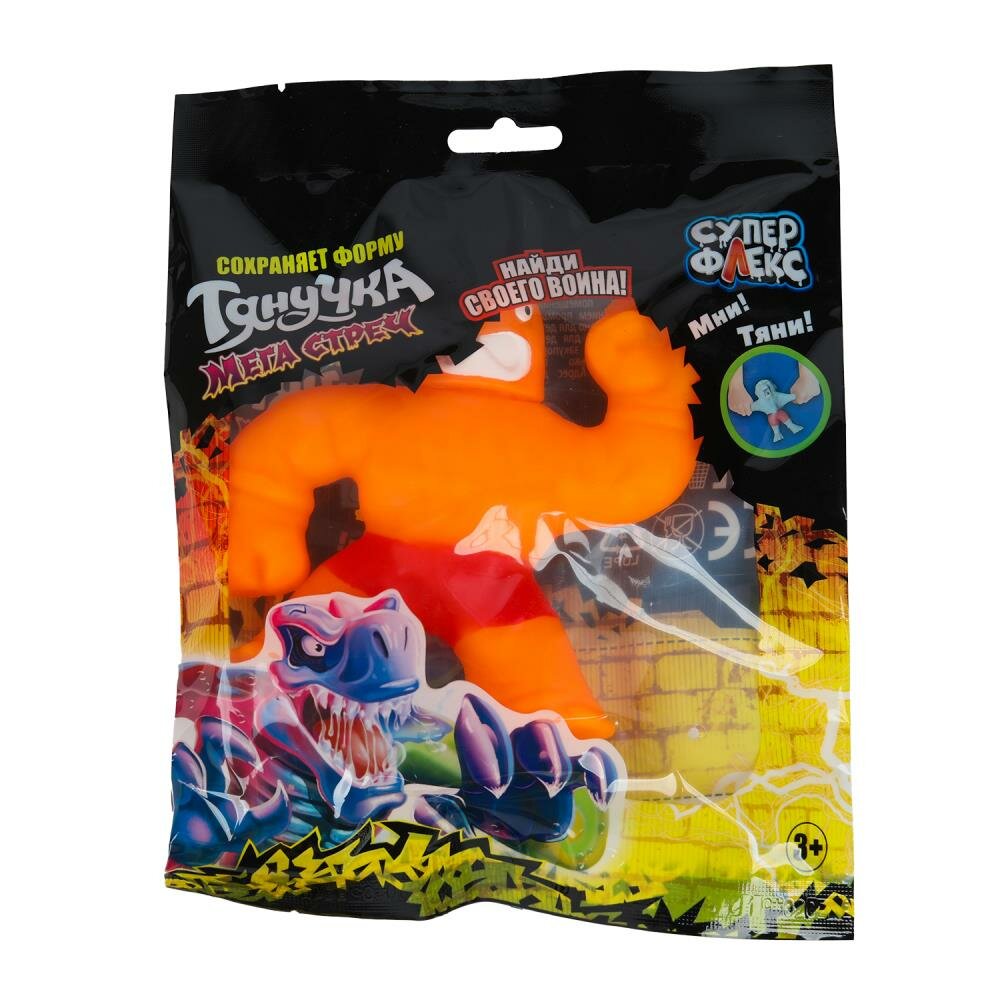 Игрушка тянучка "Монстр акула" 14 см. Супер Флекс супер флекс JD0672-RU-2