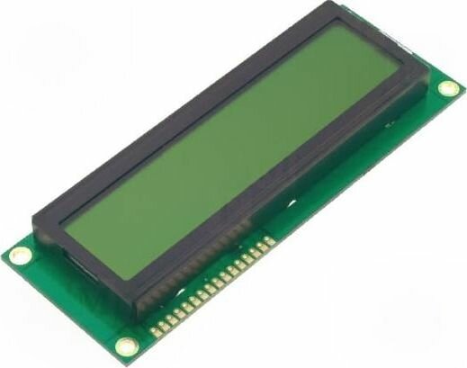 Дисплей DISPLAY ELEKTRONIK DEM 16215SYH-LY LCD алфавитно-цифровой STN Positive 16x2 LED PIN 16 1 шт