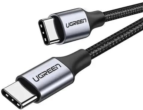Кабель Ugreen US535 USB-C to USB-C 200W, 2 м, Grey [90440]