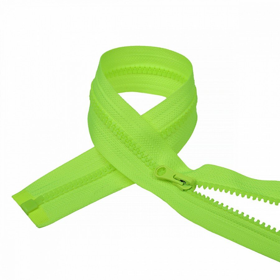 Молния MaxZipper трактор N5 1 замок, 70см, цв. F229 ярк. салатовый уп.10шт
