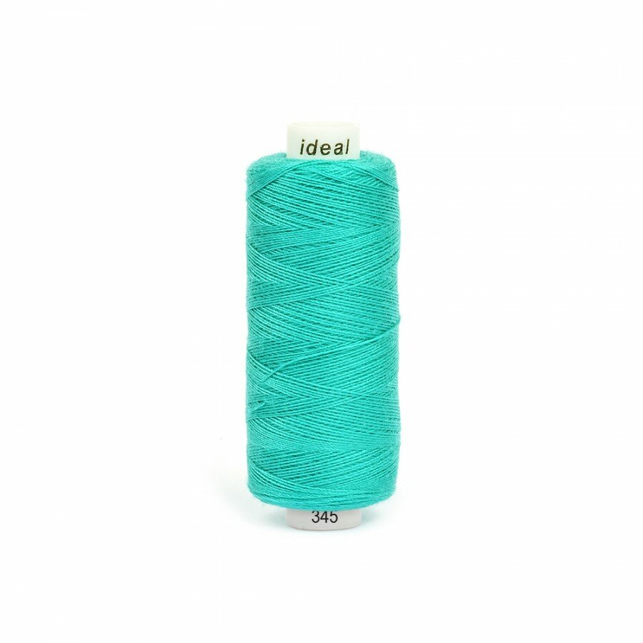 Нитки бытовые IDEAL 40/2 366м 100% п/э, цв.345 голубой