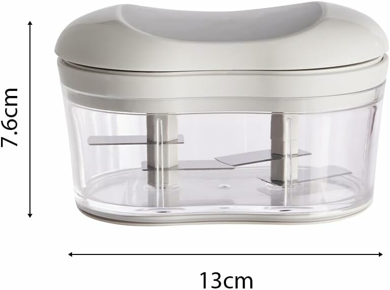 Ручная оттолок с едой чеснока Мясер Оулонный Овощ Овощной Чепчик легко вручить вручение чесночного карета Портативный маленький кухонный комбайн для фруктов перца чили