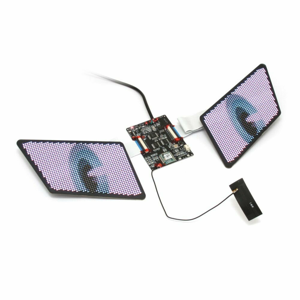 Набор LED дисплеев FUNNY EYES установка DIY под тонированное стекло DC 5V, APP управление смар, к-т.