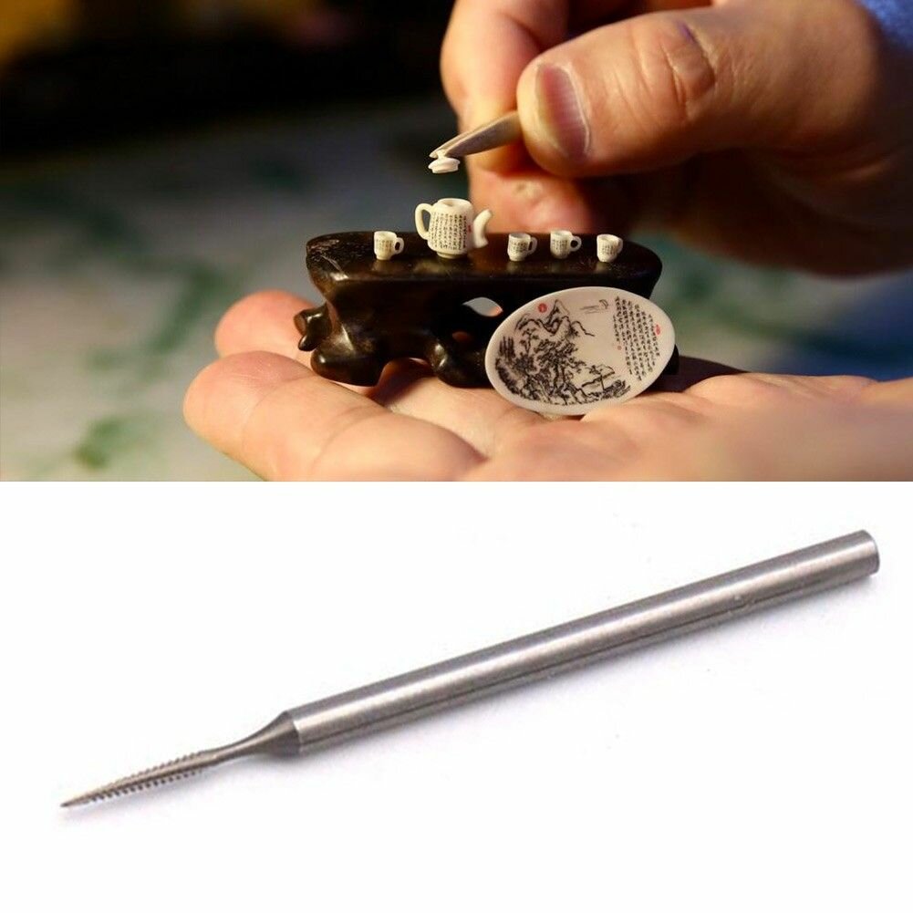 Фреза из вольфрамовой стали, токарная игла, ядерная резьба, резьба по дереву, микрорезьба, разделочный нож 194 1.2мм