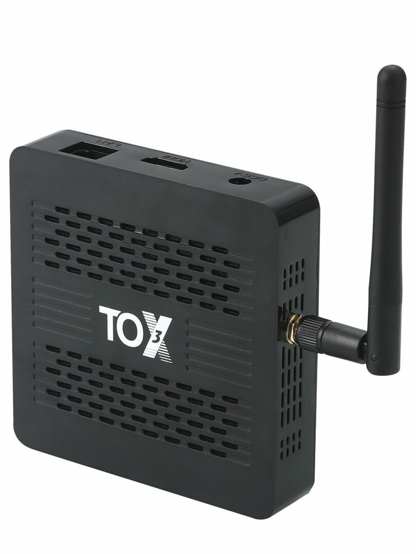TOX3 Телевизионная коробка, Amlogic S905X4 Android 11, 4 ГБ/32 ГБ 1000M LAN Двухчастотный Wifi, 2я ревизия