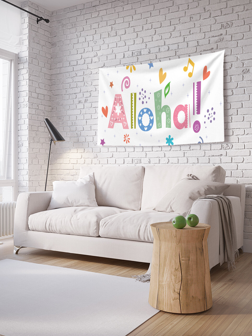 Фотопанно на стену горизонтальный постер 100х150 "Гавайское Алоха", JoyArty