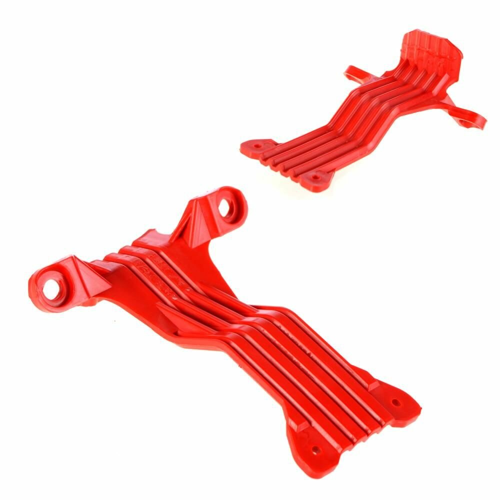 Защита рулевого управления механизма для детского трехколесного самоката, защитная накладка на деку, износостойкий пластик 16х12 см