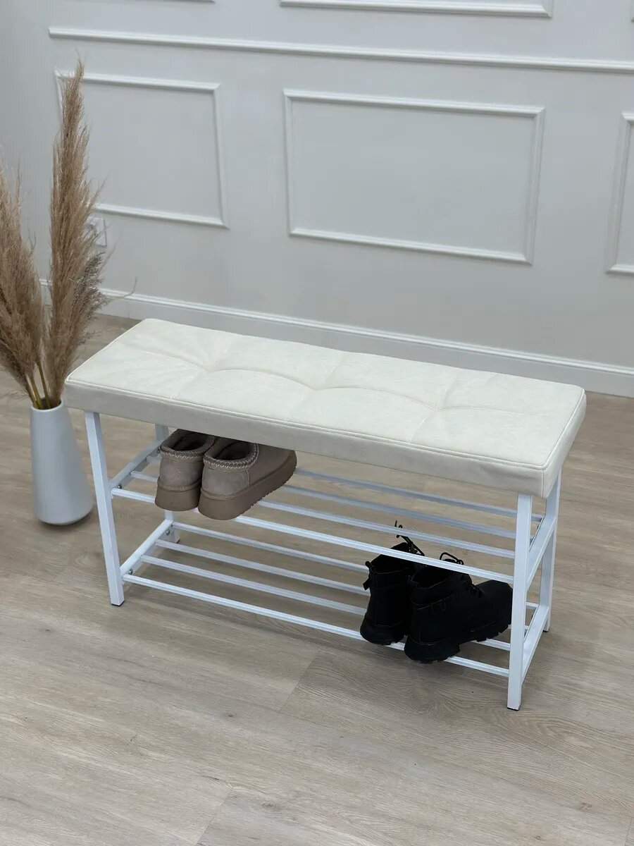 Обувница лофт с мягким сиденьем