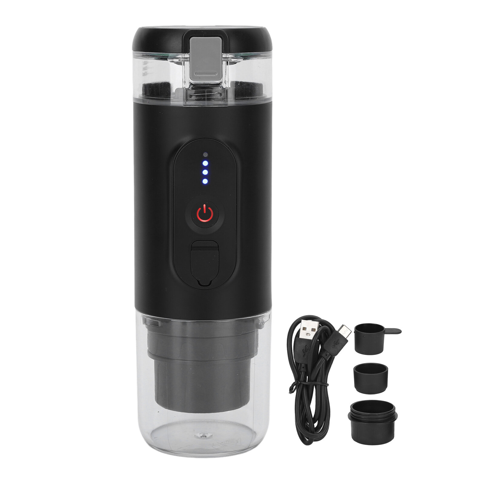 Портативная кофеварка Travel Coffeer Catchine, совместимая с капсулой и зарядкой USB для автомобильного офиса на открытом воздухе