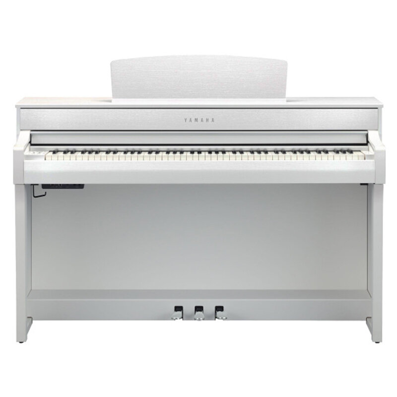 Yamaha CLP-745WH set Цифровое пианино с банкеткой, клавинова 88кл, клавиатура GT-S с деревянными клавишами/256 полиф./38тембров/2х50Вт/USB, цвет-белый, блок питания в комплекте.