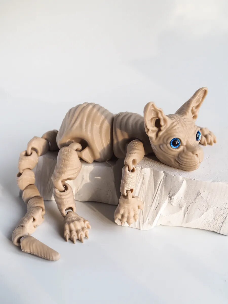 Котенок Сфинкс игрушка подвижная