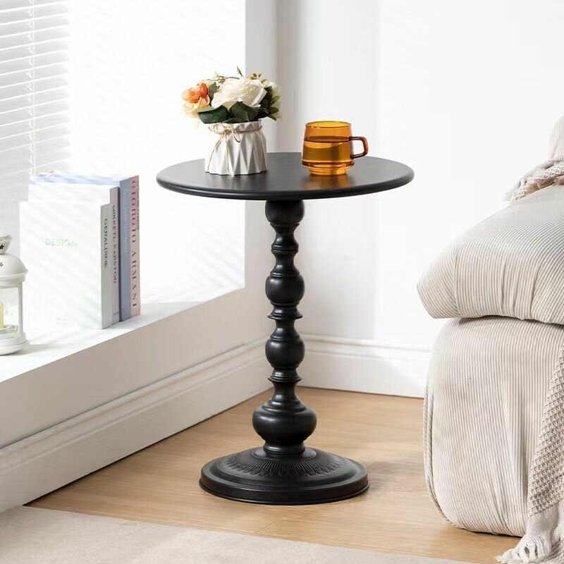 Журнальный столик, современный классический приставной столик, прочный и легко моющийся , 38х38х52 см