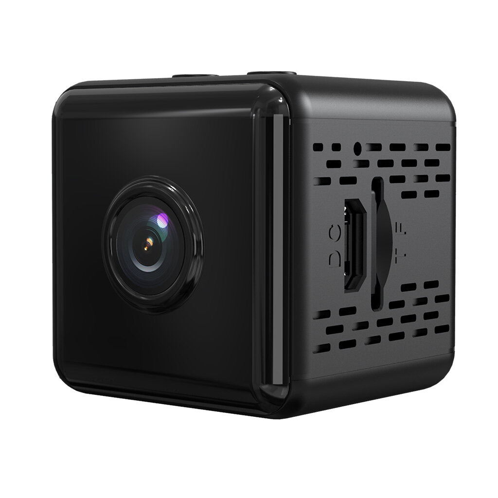 Беспроводная маленькая камера X6D HD-Черный-Puqing