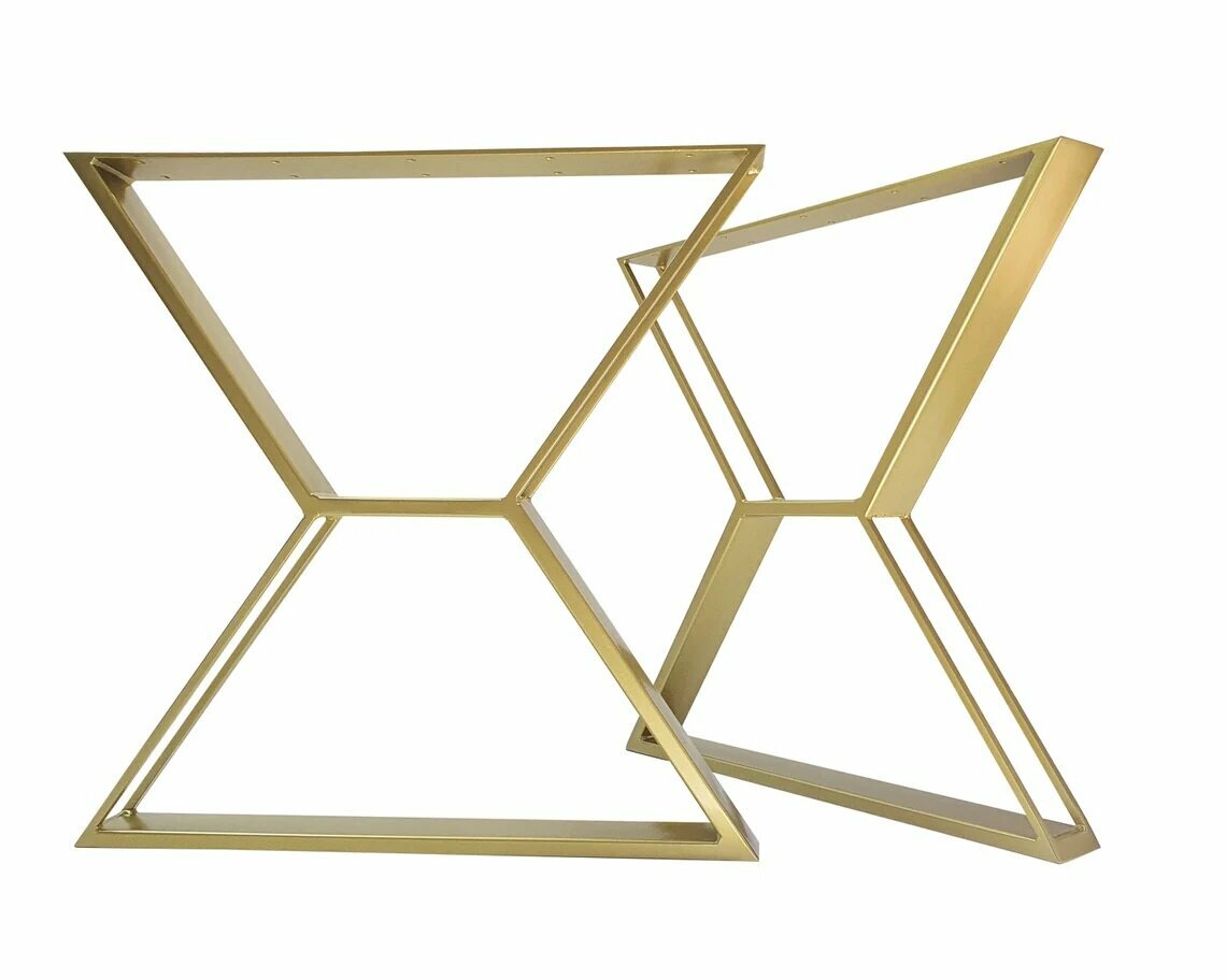 Подстолье/опора из металла для стола в стиле Лофт (2 штуки)