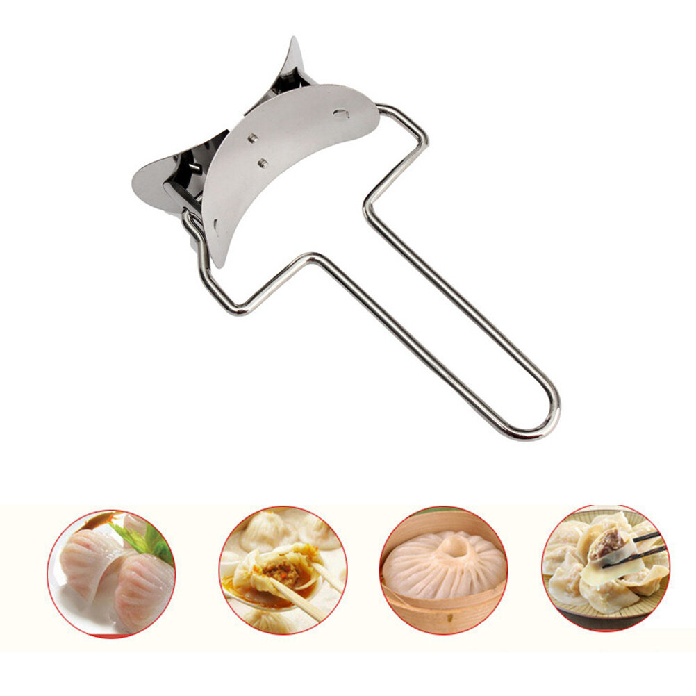 [Форма для готового бульонного пирога] Пресс для теста из нержавеющей стали, обертка для пельменей, резак для кожи, форма для пирога, равиоли, инструмент для приготовления кондитерских изделий