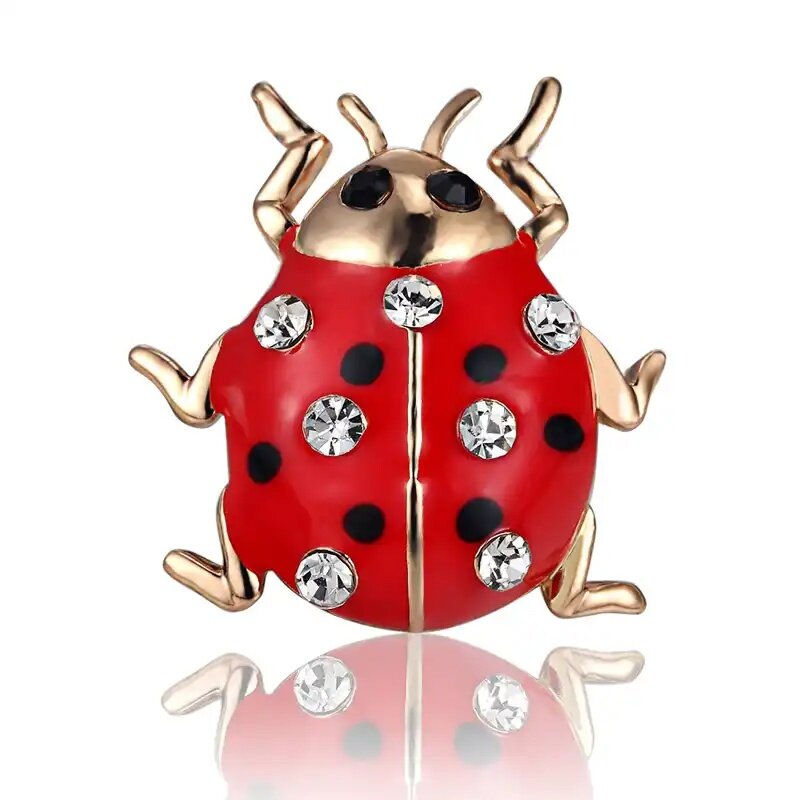 Брошь, стразы