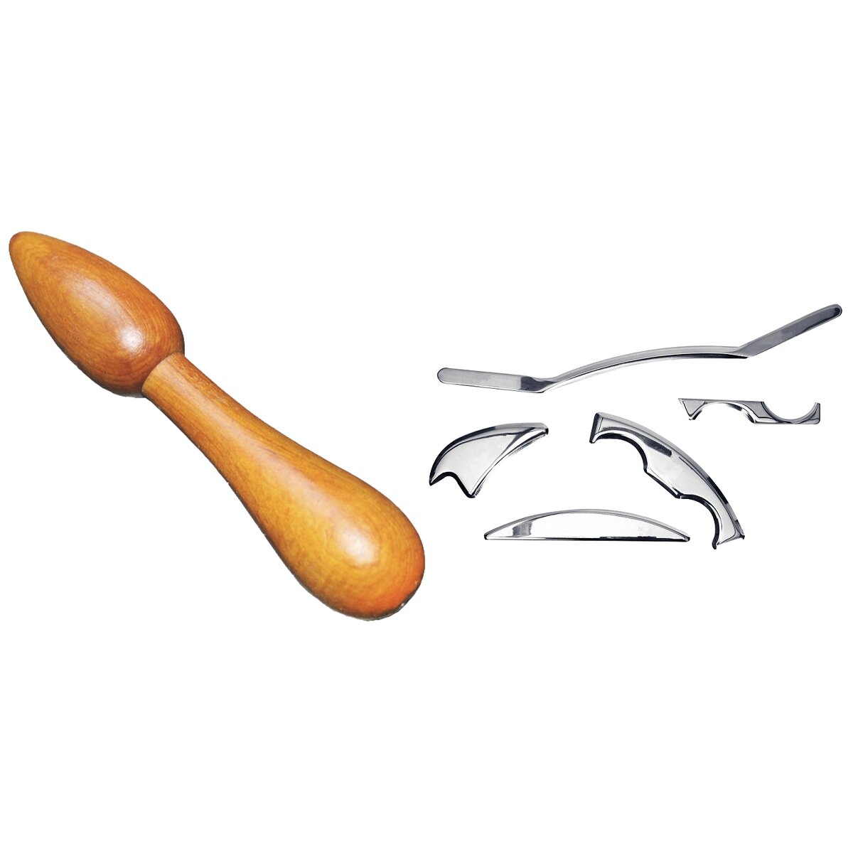 1 шт. оздоровительный деревянный массажный палочка сандаловый массажер и 5 шт. тканевая терапия мышечный массаж IASTM инструменты для всего тела