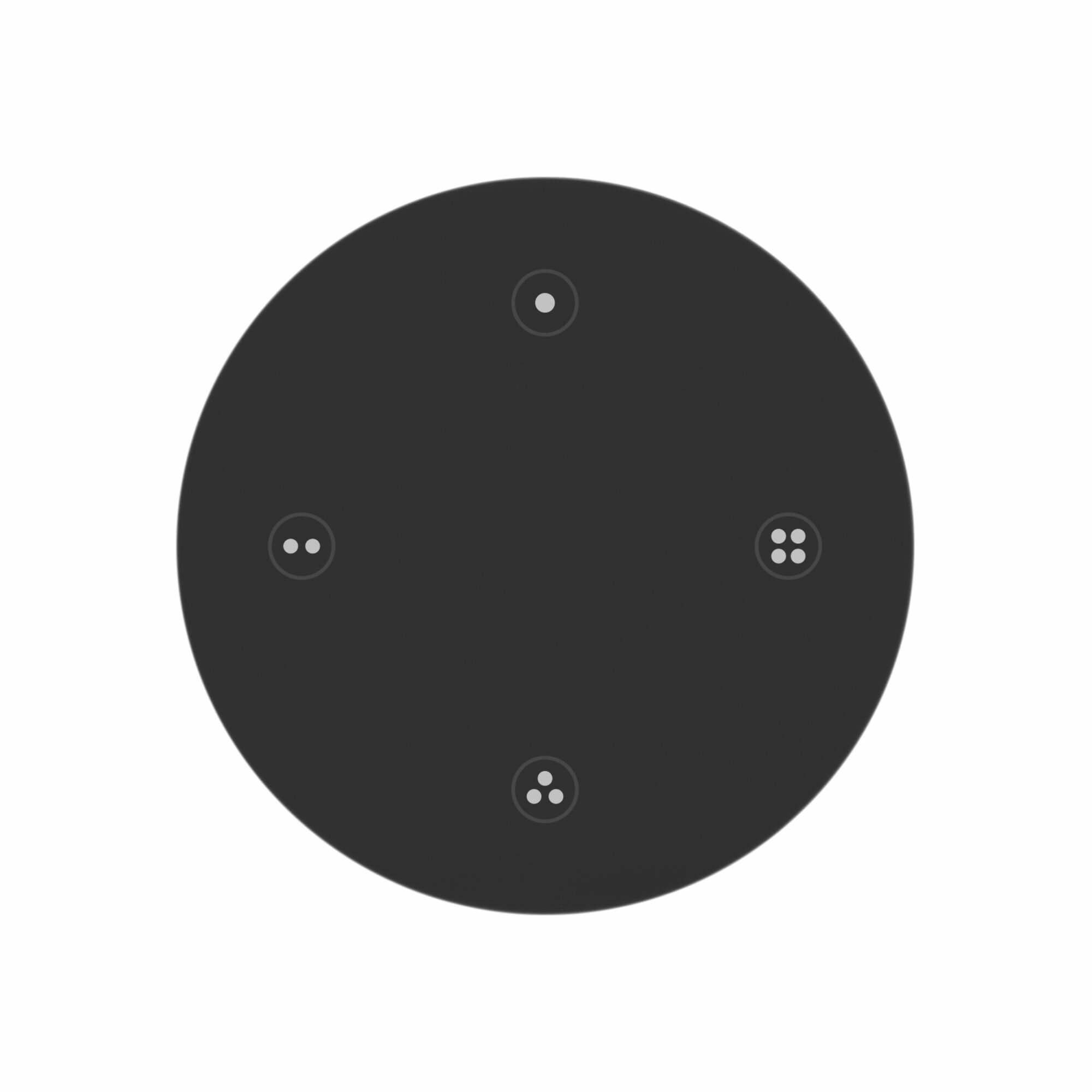 Пульт Intelligent Arlight SMART-801-22-4G-4SC-SH Black (3V, Magnet, 2.4G)