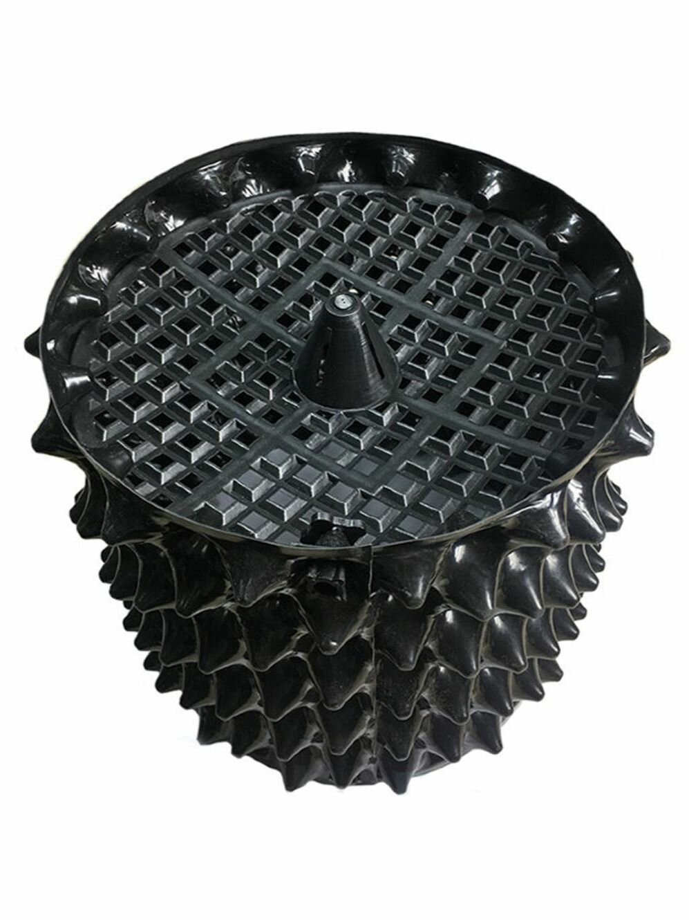 Пластиковый горшок с отверстиями по кругу Root Air Pot 5 л.