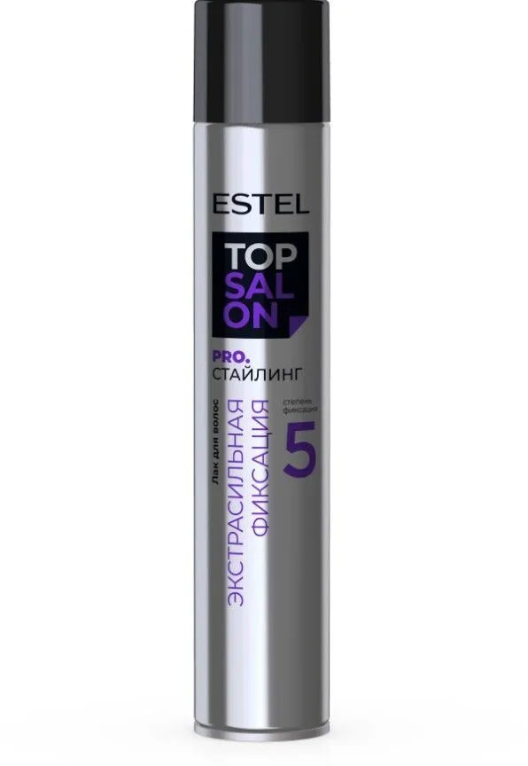ETS/L5/400 Лак для волос ESTEL TOP SALON PRO. стайлинг экстрасильная фиксация (400 мл)