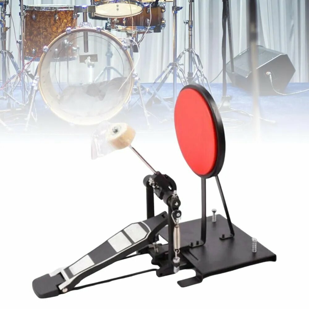 Барабанная колотушка с педалью большого барабана для начинающих 45смx25см