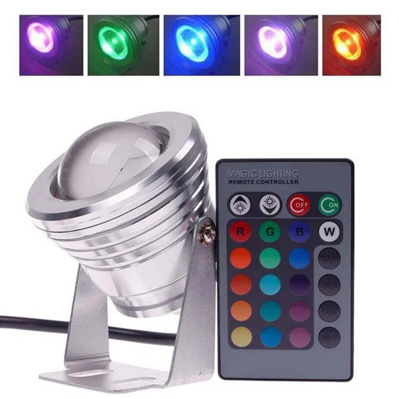 Подводные LED прожекторы Necen RGB 10 Вт RGB