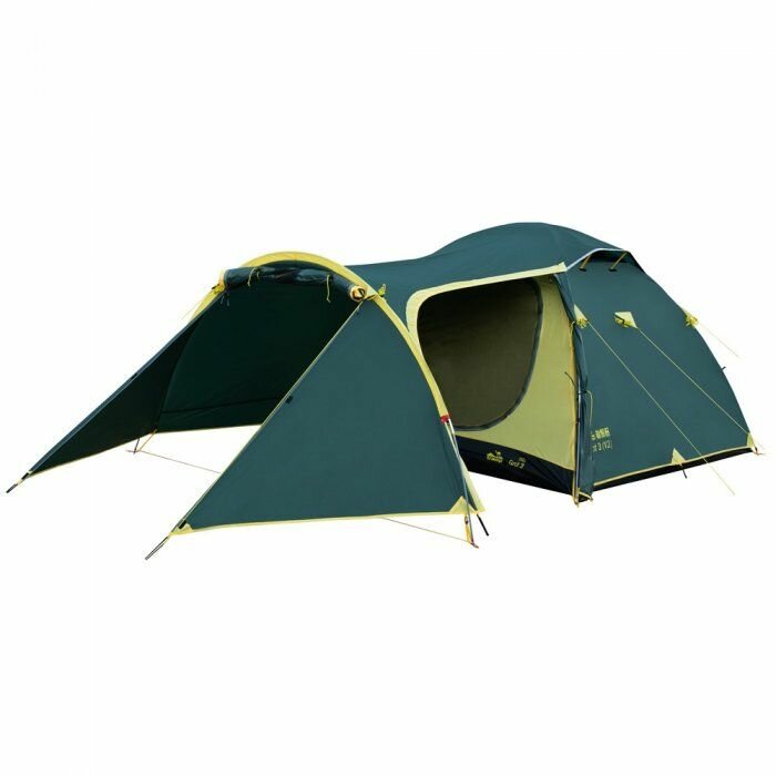 Палатка туристическая Tramp Grot 3+ ( V2)