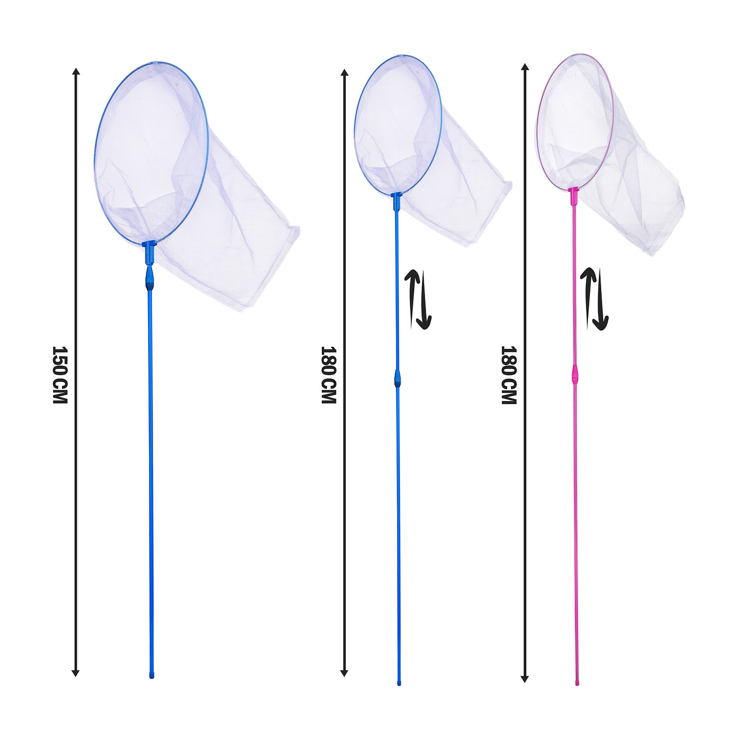 Сачок для ловли бабочек 00-5801 (150/30 см.) (в ассортименте)