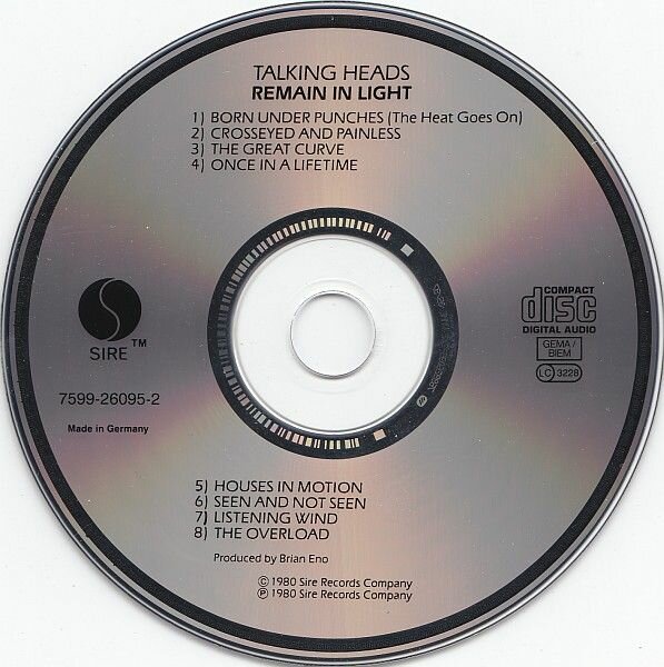 Диск Talking Heads - Remain In Light (1 CD) — фото 1