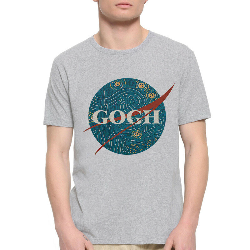 Футболка Винсент ван Гог / Vincent van Gogh / НАСА / NASA / Мужская