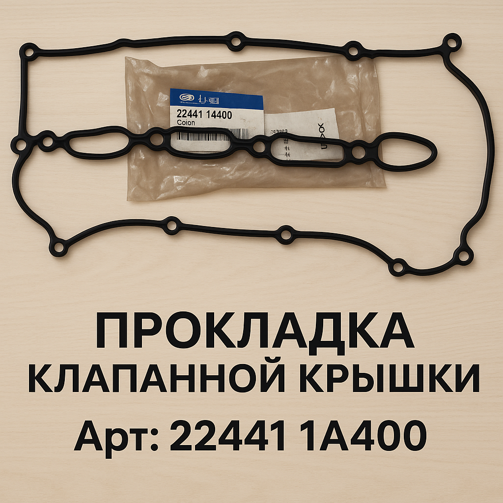 Прокладка клапанной крышки Hyundai H1, Grand Starex, Kia Sorento Арт. 22441-4A400