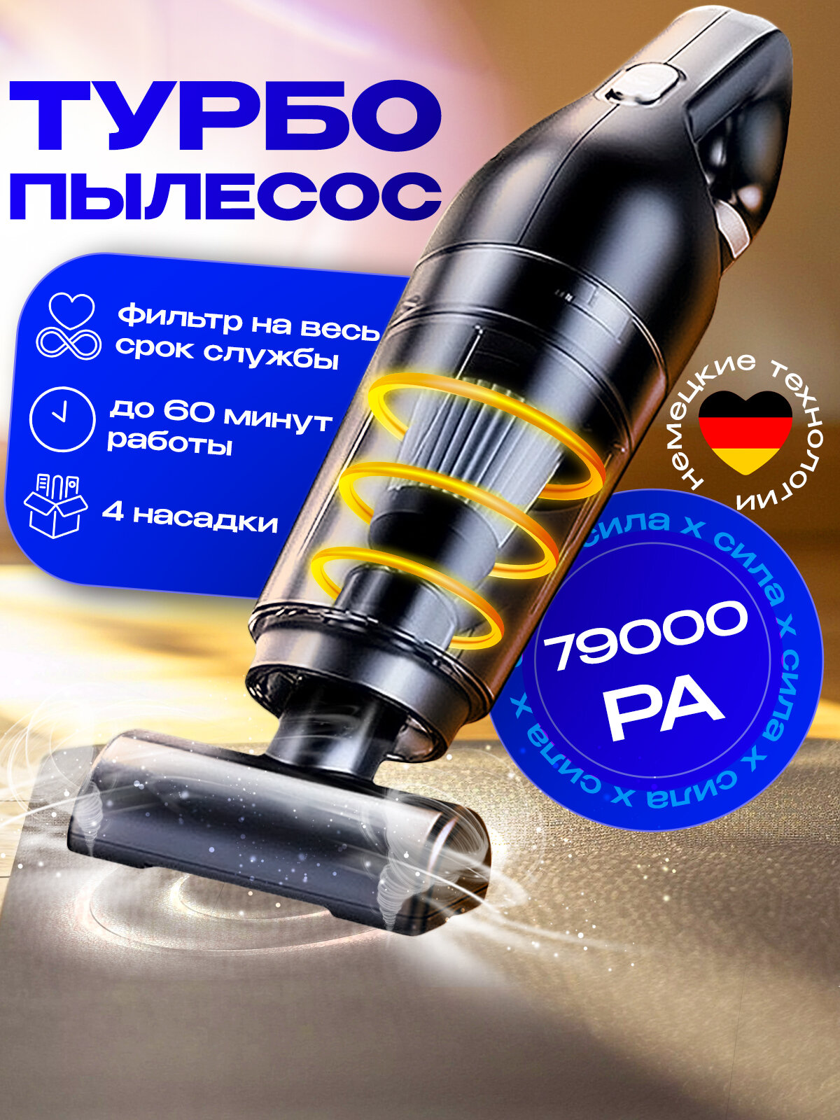 Пылесос автомобильный