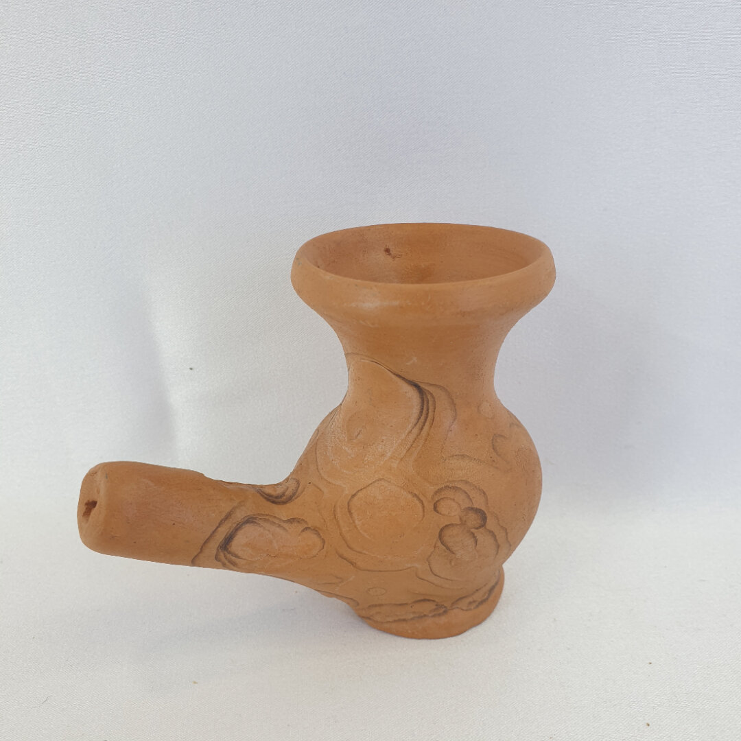 Глиняная игрушка-свистулька, винтаж СССР