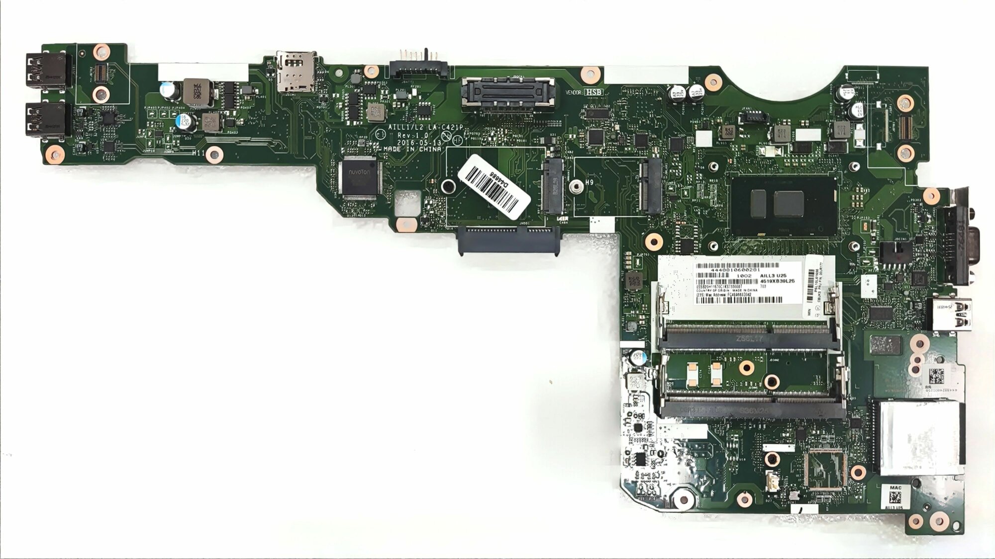 Материнская плата Lenovo Thinkpad L560 00UR177