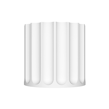 Ствол Полуколонны Европласт Лепнина 4.16.005 Ш364хВ350хГ182 мм.