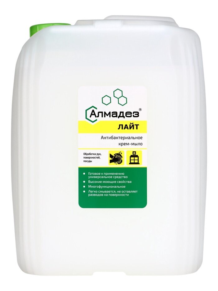 Крем-мыло антибактериальное Алмадез-лайт, канистра 5 л.