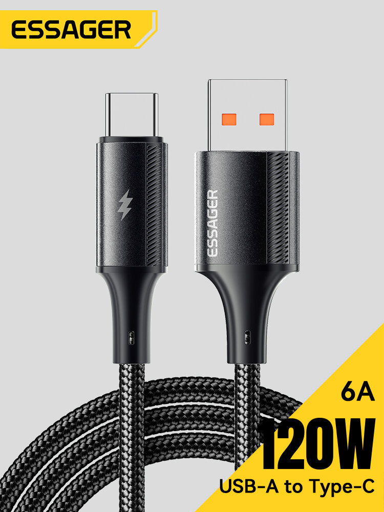 Essager Кабель для мобильных устройств, 1 м, синий