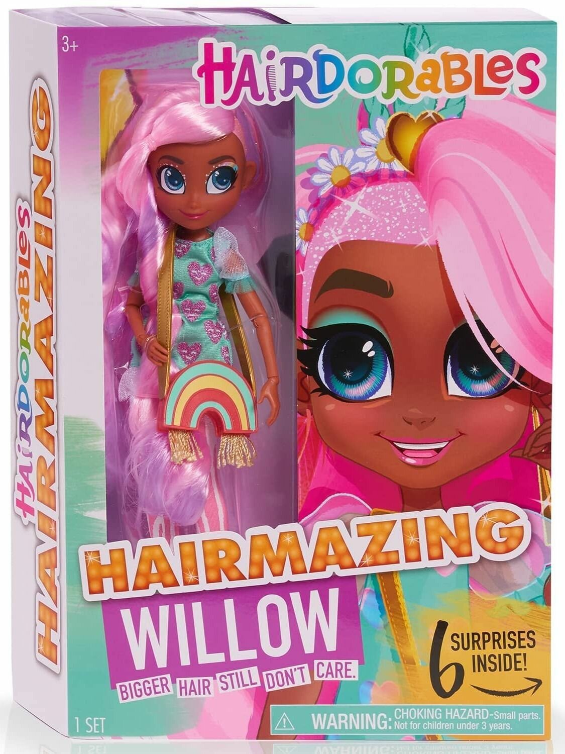 Кукла Hairdorables Виллоу с аксессуарами Willow Hairmazing, 26 см, 6 сюрпризов