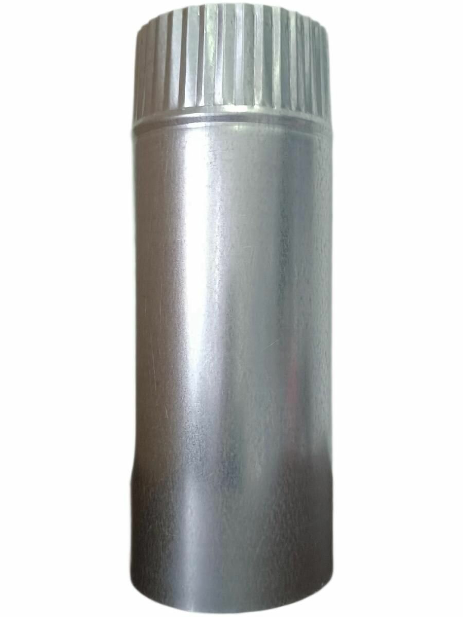 Труба 80 L 310мм оцинкованная 0,5мм для вентиляции, дымоходов