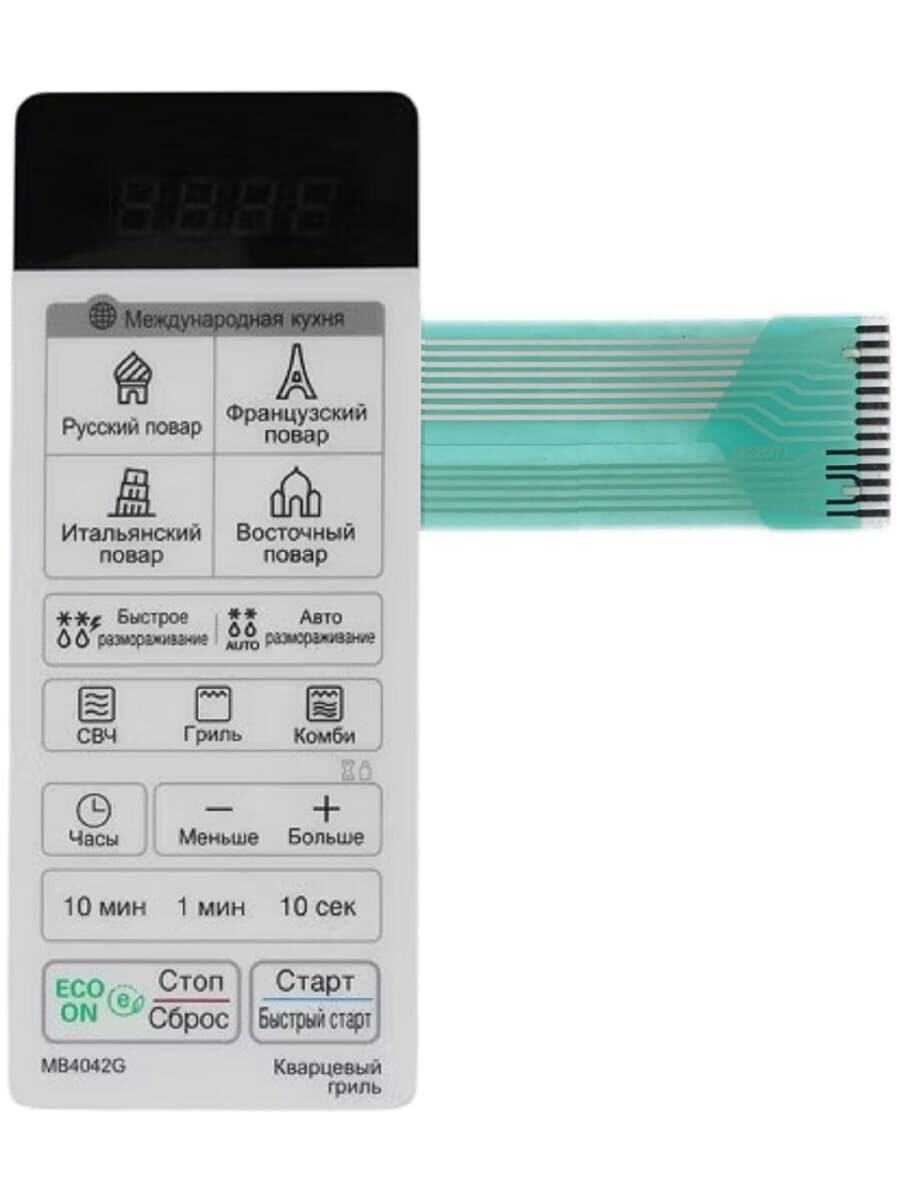 LG MFM62897001 Сенсорная панель управления СВЧ MB4042G (без дефиса! прямоугольник)