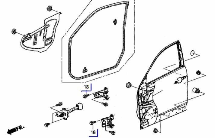 Болт с фланцем 8х24.5 (10.5мм); Артикул Honda/Acura: 90102S3N003 (Оригинал)