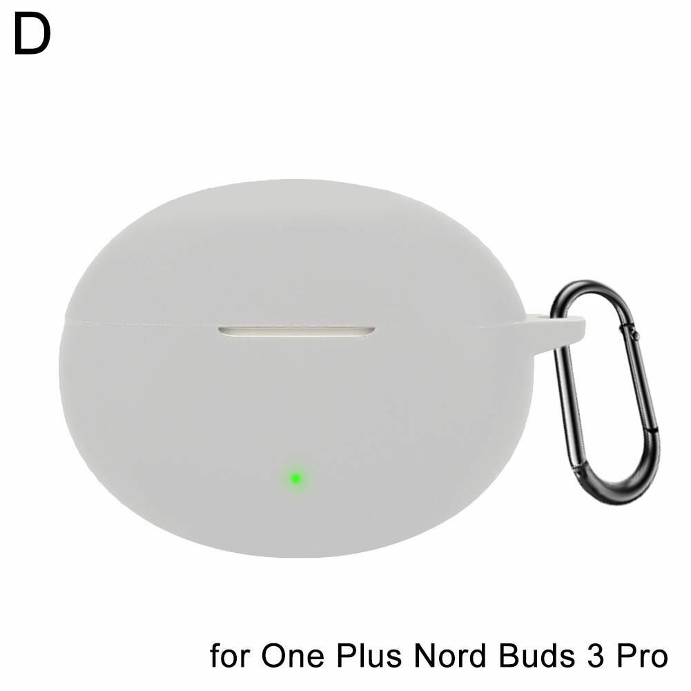 Силиконовый однотонный пылезащитный чехол для беспроводных наушников OnePlus Nord Buds 3 Pro
