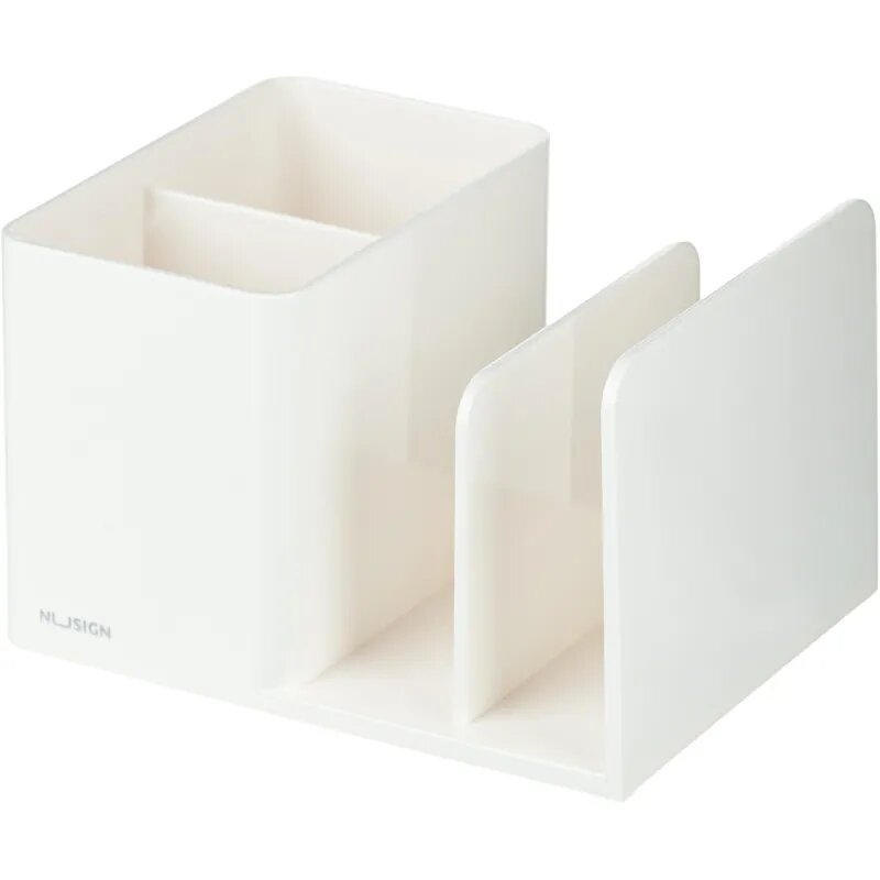 Подставка-органайзер д/канц. мел Deli NuSign ENS950white 120х155х96 4отд бел 1691754 ENS950-white