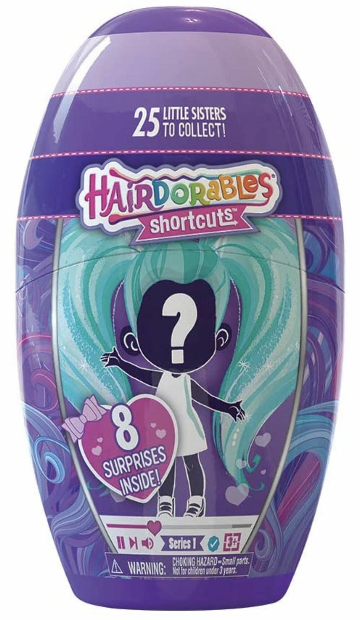 Hairdorables Серия 1, детская коллекционная миникукла Слепая коробка