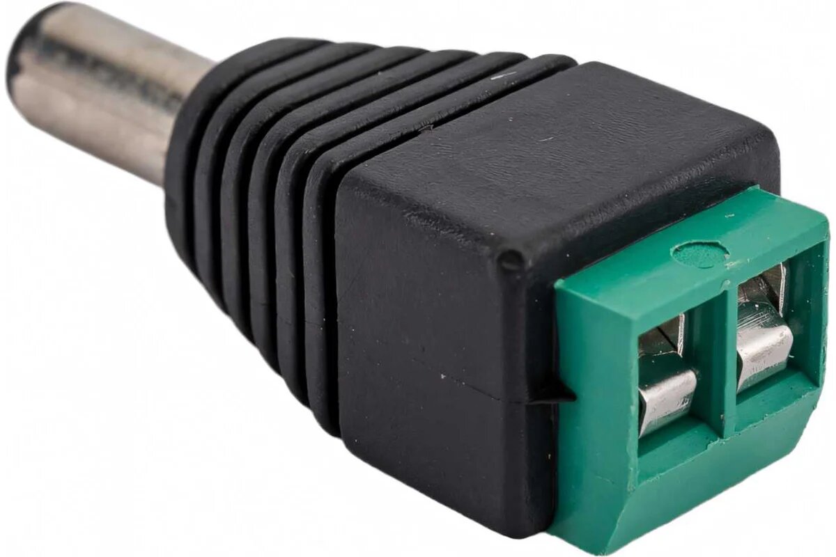 Pro Legend Разъем питания 5.5x2.5x14.0 мм штекер на кабель с винтом, пластиковый PL2317