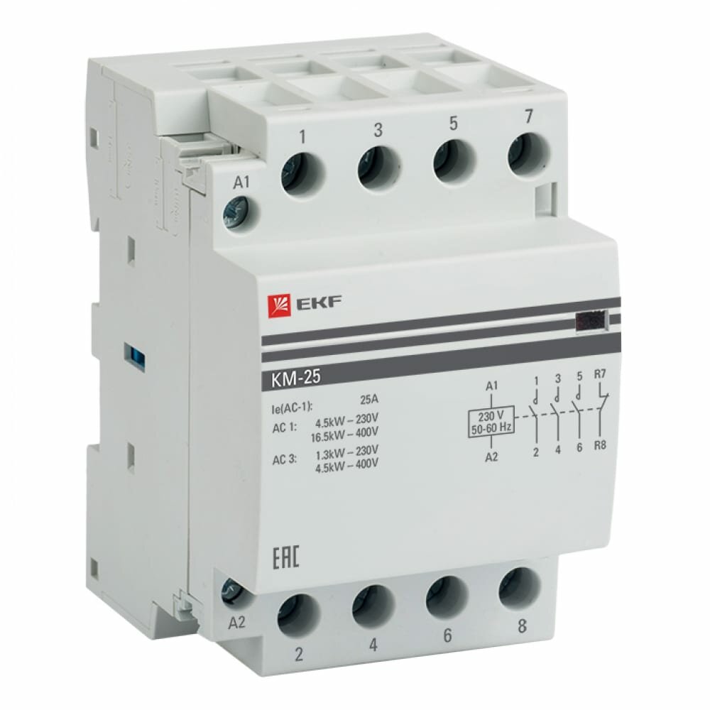 Модульный контактор EKF КМ PROxima