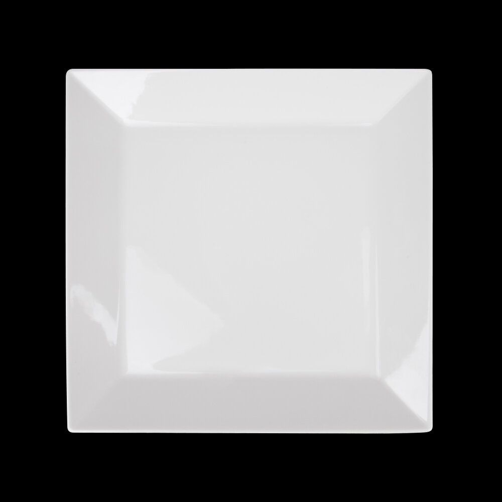 Квадратная тарелка 10,5" 280 мм фарфоровая 'LY'S Horeca'
